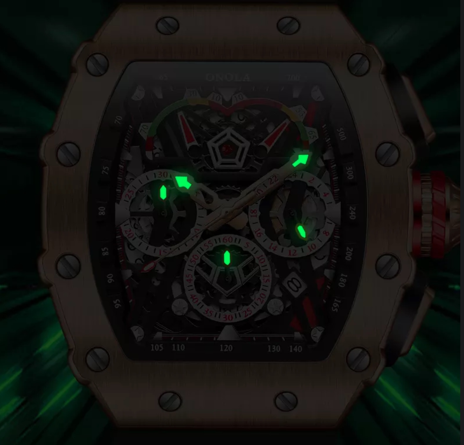 Onola – Luxury Designer Fashion Quartz Watch for Men – With Chronograph ...